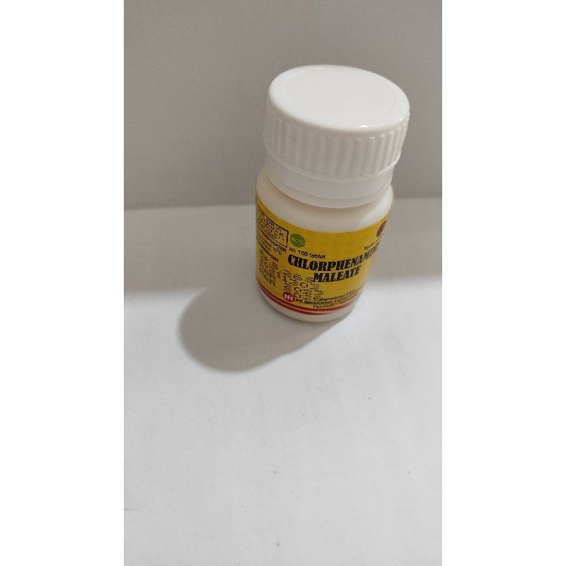 Jual CTM Chlorpeniramin mengurangi gatal gatal alergi 1 botol 100 ...