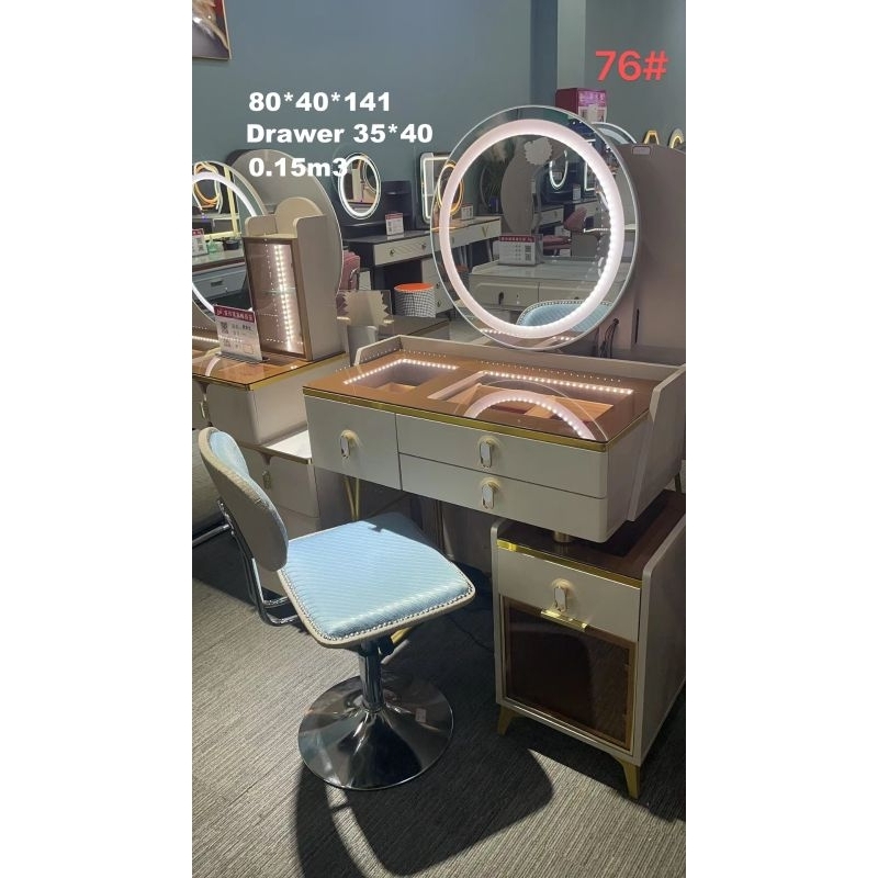 Jual Vanity Dressing Table Meja Rias Cantik Ala Korea Minimalis ...