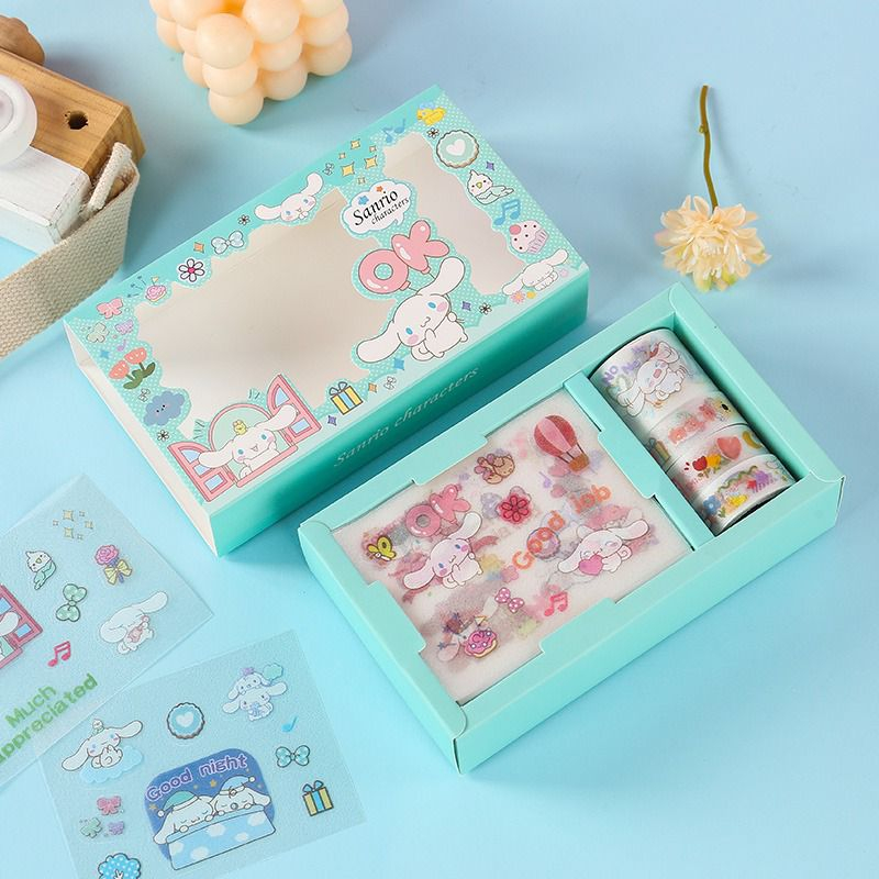 Jual Stiker Box Roll Sticker Momo Nono & CICI Stiker Sanrio set roll ...