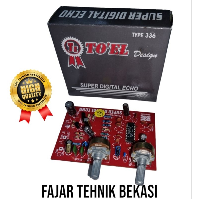 Jual modul tone echo mic toel super digital echo 336 - modul pcb super ...