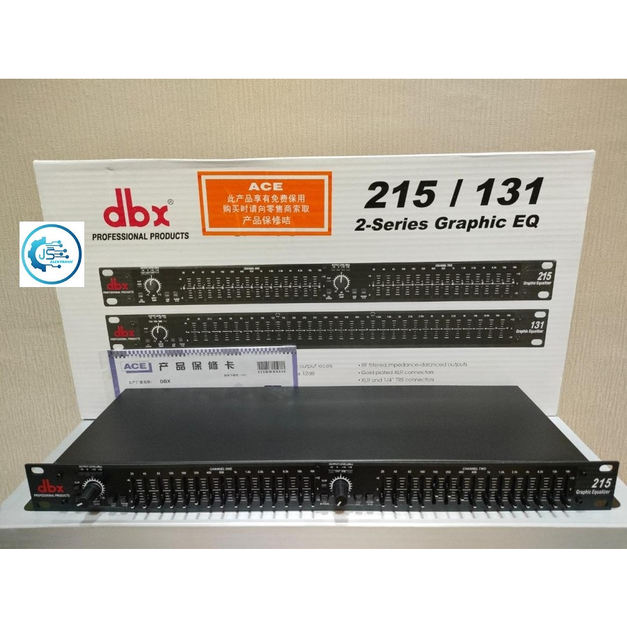 Jual EQUALIZER DBX 215 EQUALISER DBX 215 BARU | Shopee Indonesia