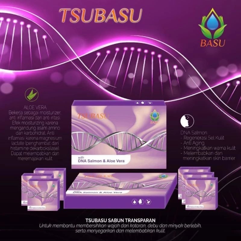 Jual SABUN DNA SALMON TSUBASU ORIGINAL BPOM/SABUN PENCERAH/BASU ...