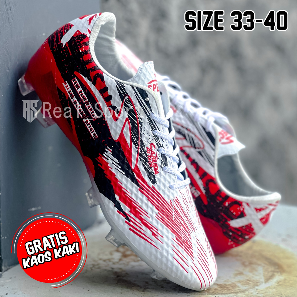 Jual SEPATU BOLA Specs GARUDA ATTACK SIZE 33,34,35,36,37,38,39,40 BONUS ...