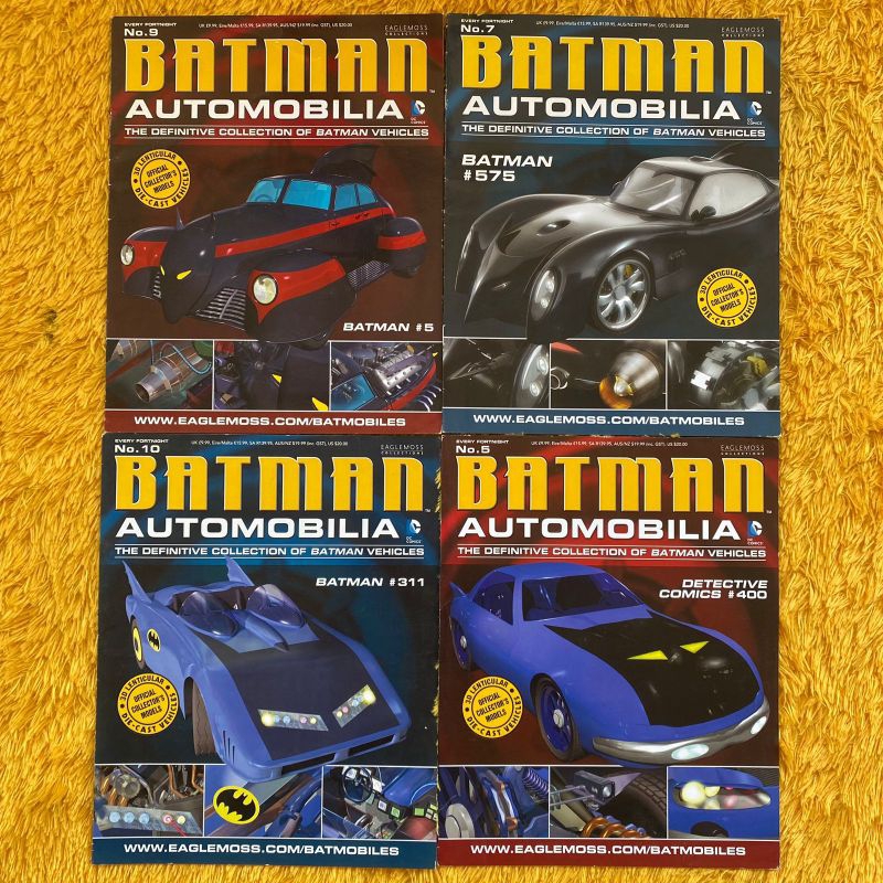 Jual Majalah Batman Automobilia Magazine Import Eaglemoss #5 #7 #9 #10 ...