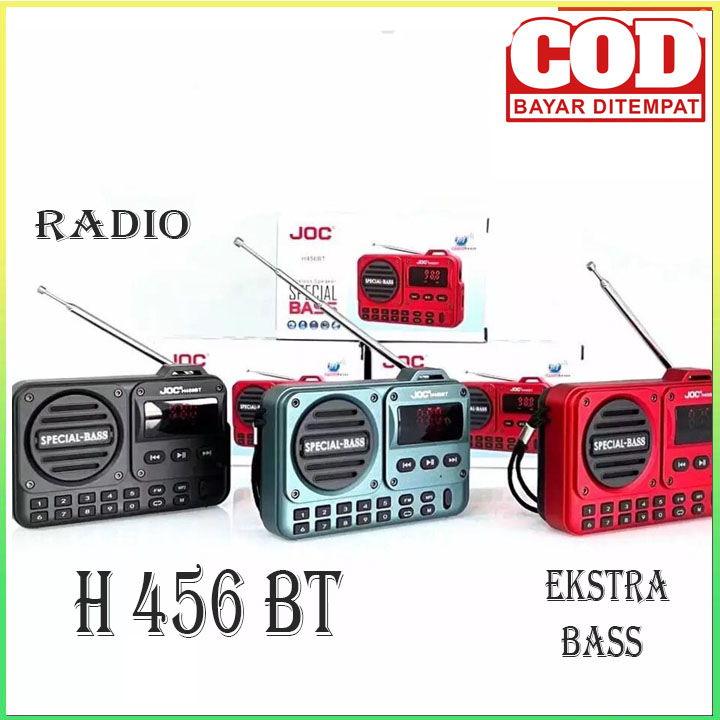 Jual Radio Speaker FM/AM Portable Murottal Mini H-456 BT Pocket radio ...