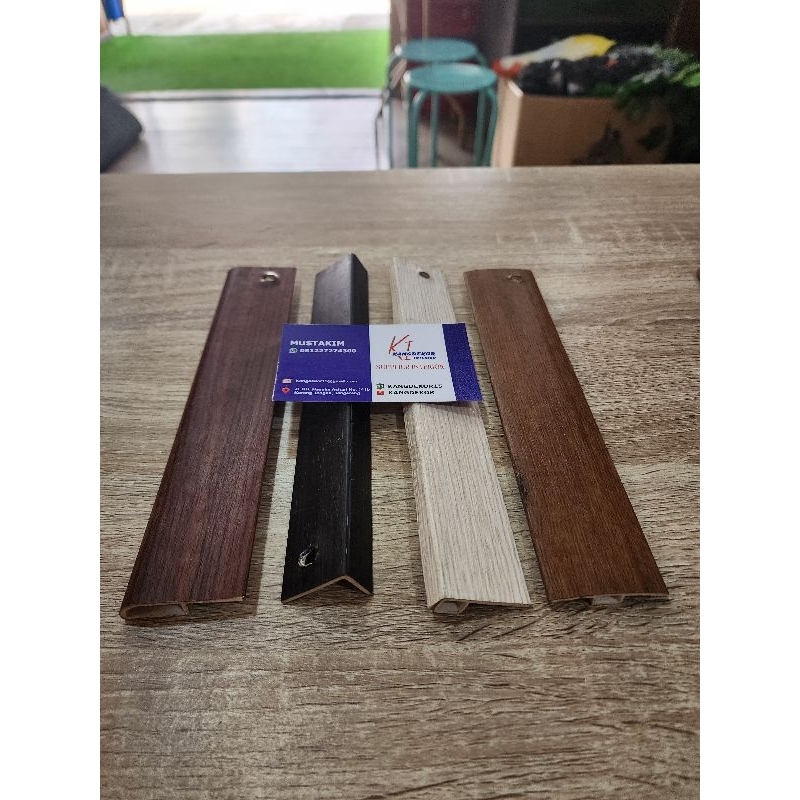 Jual aksesoris lantai PVC Plint List L adaptasi dan transisi panjang ...