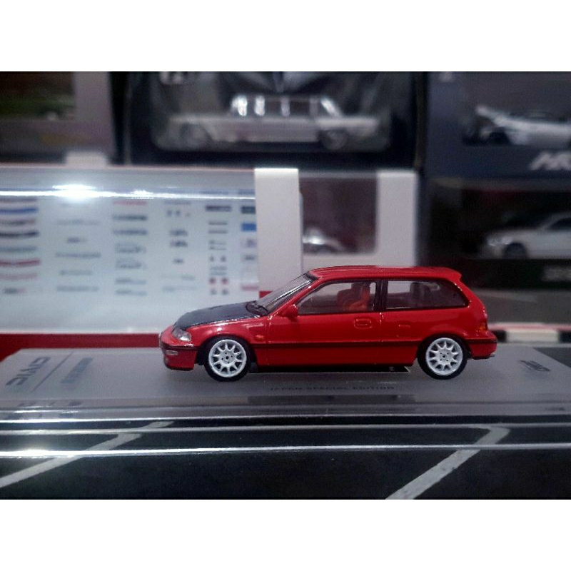 Jual Diecast Inno64 Honda Civic EF9 Sir 90 Red Japan Spesial Edition ...