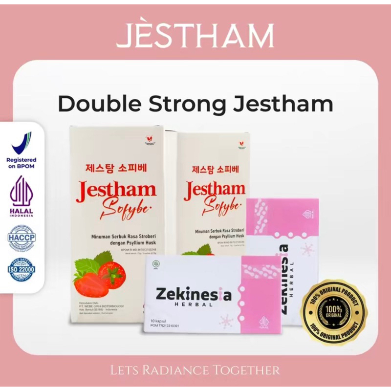 Jual PAKET DOUBLE STRONG JESTHAM (2sofybe+2kapsul) | Shopee Indonesia