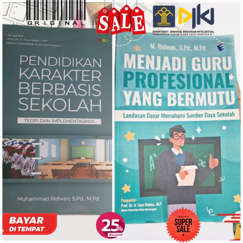 Jual BUKU MENJADI GURU PROFESIONAL & BUKU PENDIDIKAN KARAKTER BERBASIS SEKOLAH/BUKU REFERENSI ...