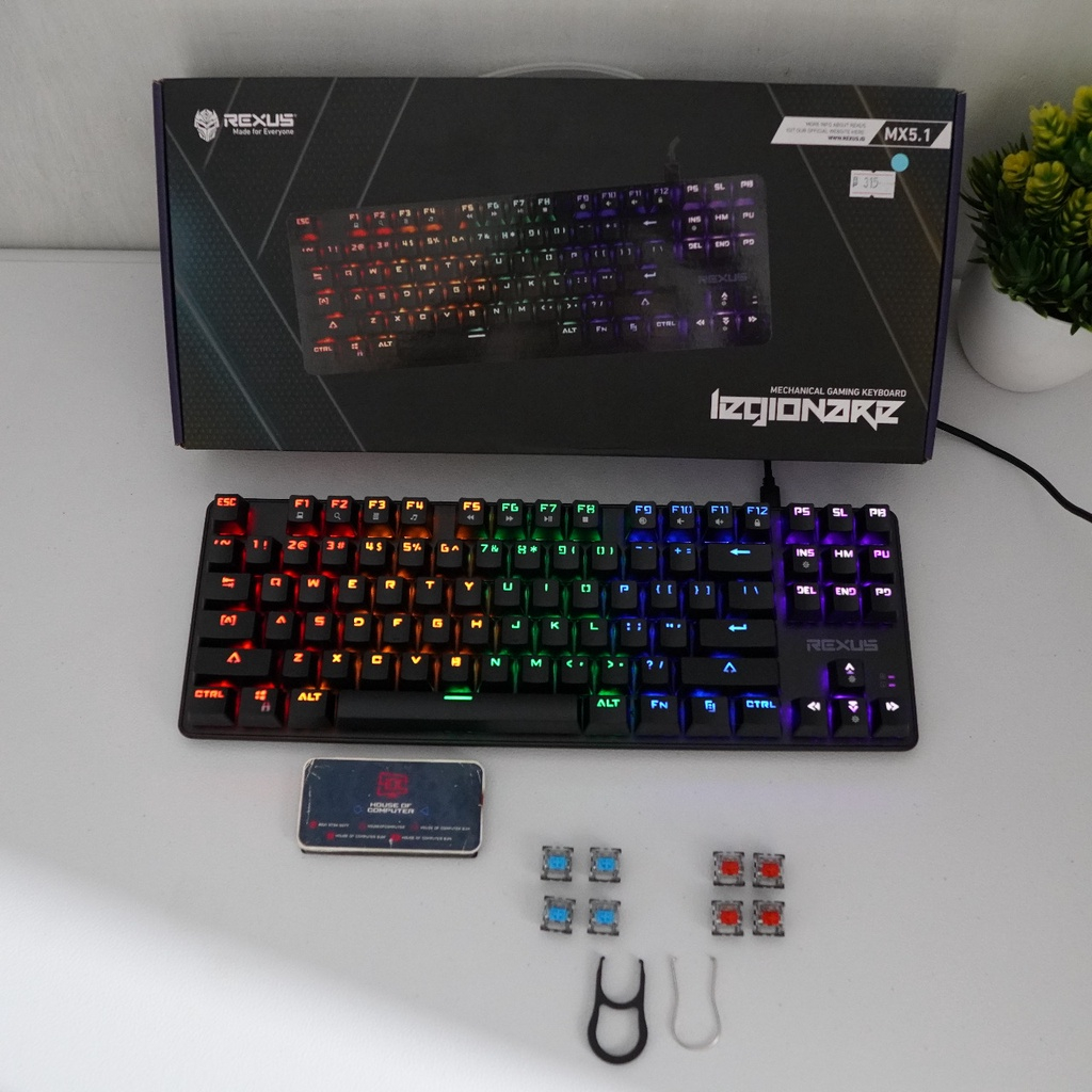 Jual cod mechanical keyboards KEYBOARD gaming rexus mechanical ...