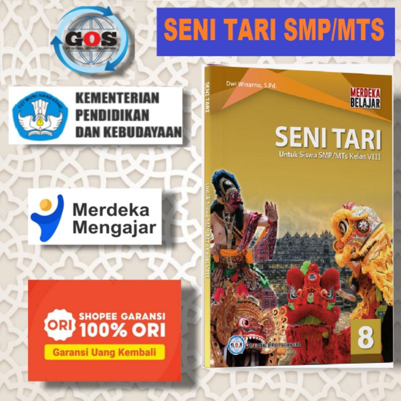 Jual Seni Tari Kelas 8 Kurikulum Merdeka (Pt Global Offset Sejahtera) | Shopee Indonesia