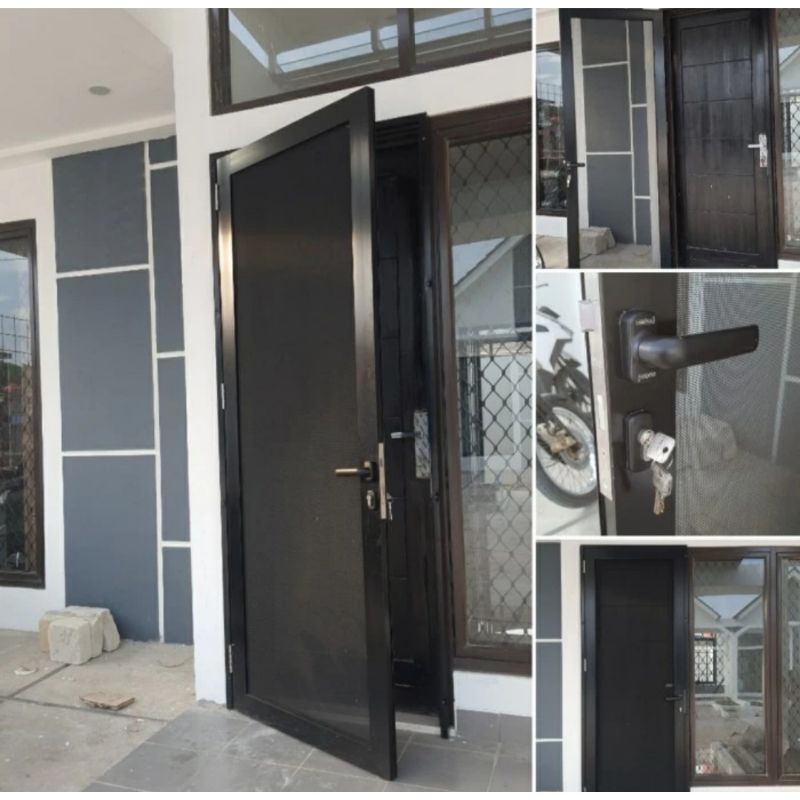 Jual Pintu expanda kawat nyamuk baja frame alexindo | Shopee Indonesia