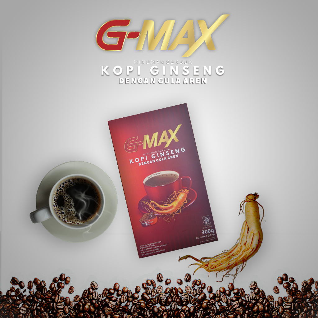 Jual Kopi Stamina G-max 1 Box isi 10 Sachet - Kopi Rube Tahan lama Di ...