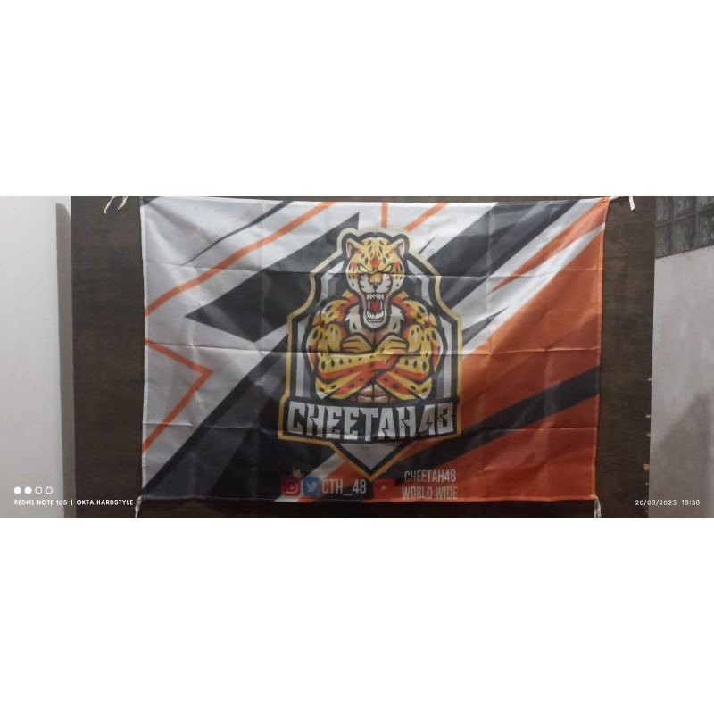 Jual BENDERA KAIN CHEETAH48 Meter 2x1 | Shopee Indonesia