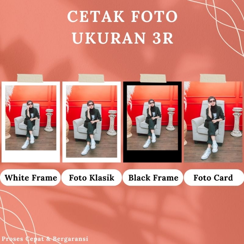 Jual CETAK FOTO UKURAN 3R PROSES CEPAT DAN BERGARANSI | Shopee Indonesia