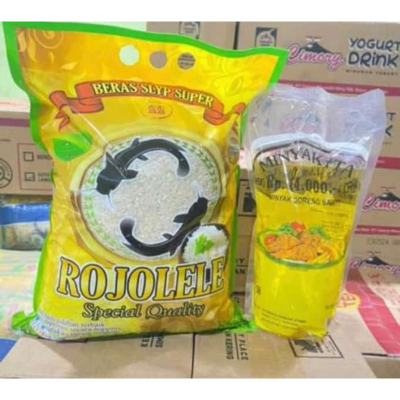 Jual Sembako paket Minyak 1L & Beras 4L | Shopee Indonesia