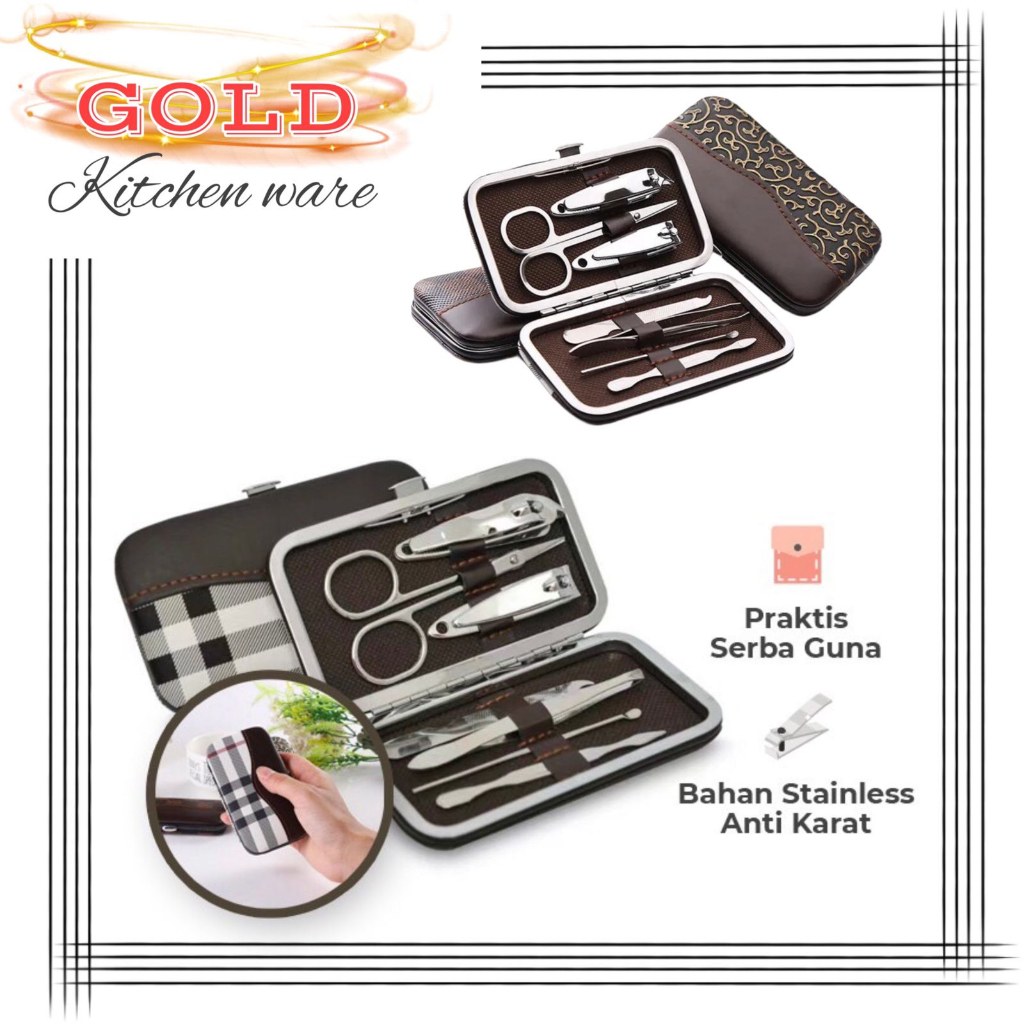 Jual G154 Menicure Set 7 in 1 Pedicure Set / Gunting Kuku Set Manicure ...