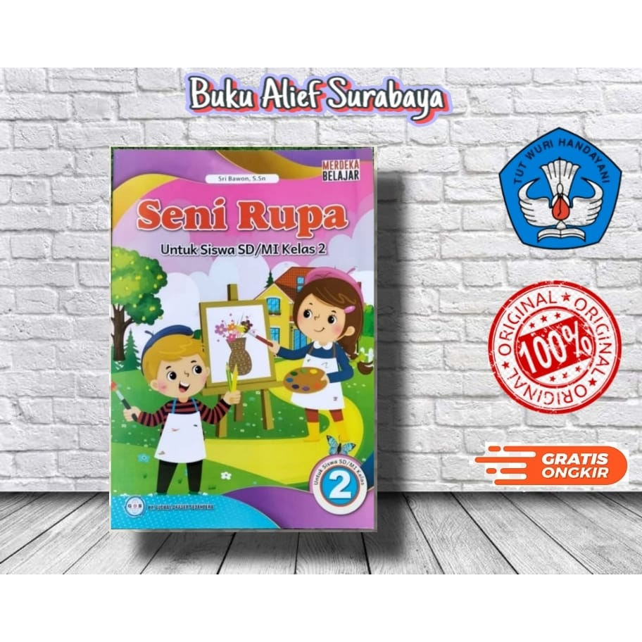 Jual Buku Siswa Seni Rupa SD/MI Kelas 2 Merdeka Belajar Penerbit Global Offset Sejahtera GOS ...
