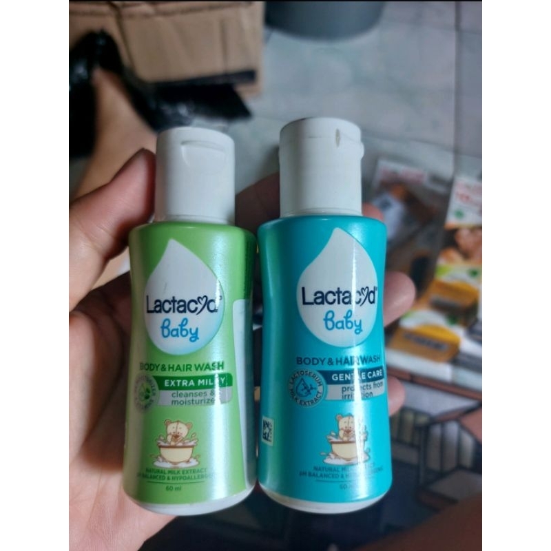 Jual Lactacyd Baby Extra Milky 60ml, Lactacyd Baby Gentle care 60ml ...