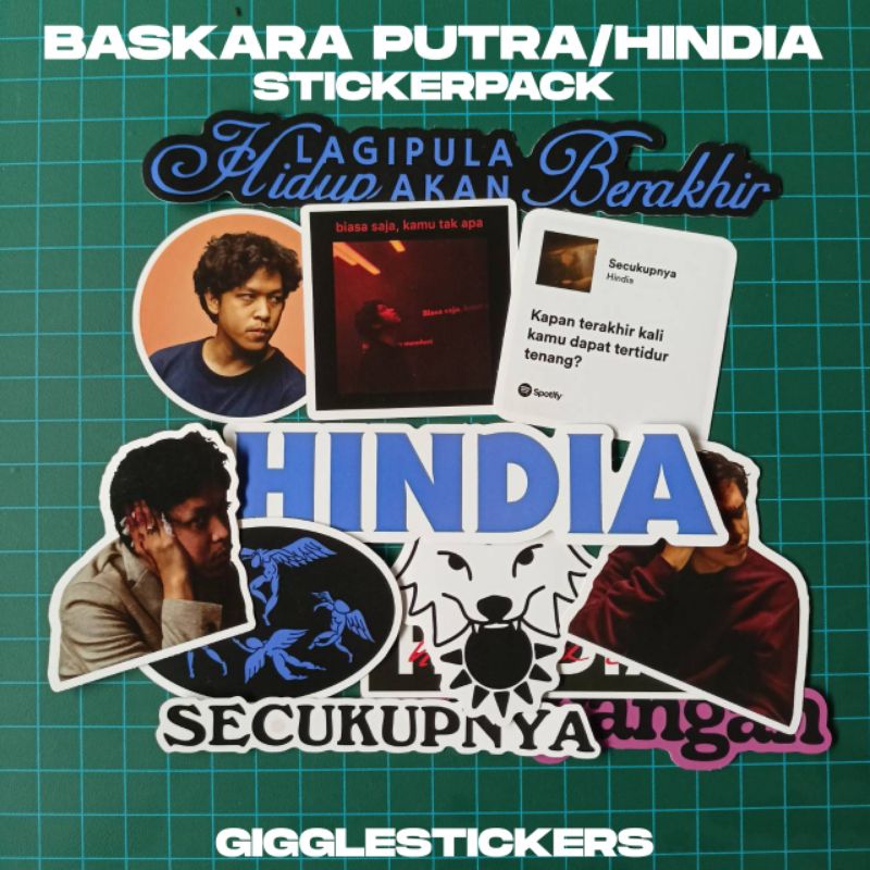 Jual Sticker Pack Baskara Putra Hindia Vol.2 | Shopee Indonesia