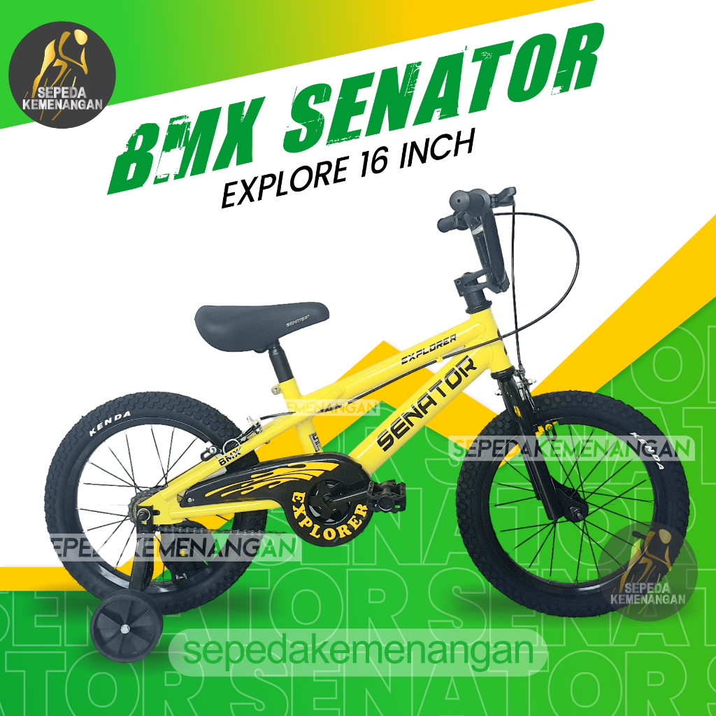 Jual SEPEDA ANAK BMX SENATOR EXPLORE UKURAN 16 INCH | Shopee Indonesia