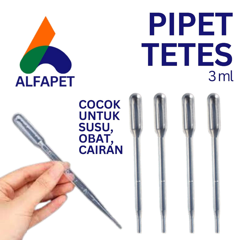 Jual Pipet tetes makanan obat minuman 3ml | Shopee Indonesia