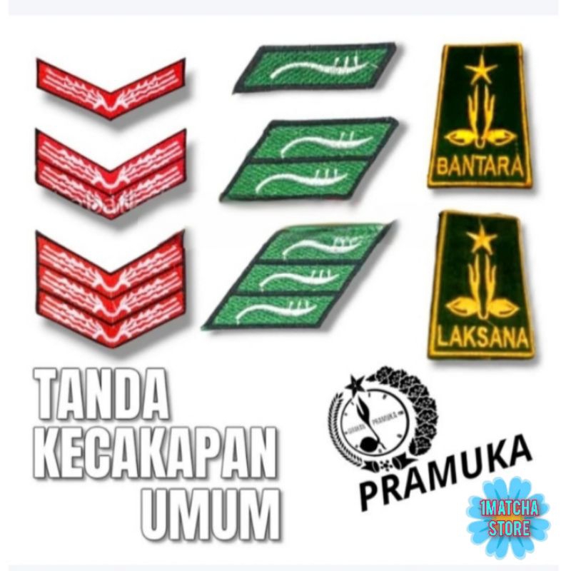 Jual Tanda Kecakapan Umum TKU Pramuka Siaga Mula Bantu Tata Penggalang Ramu Rakit Terap Bantara ...