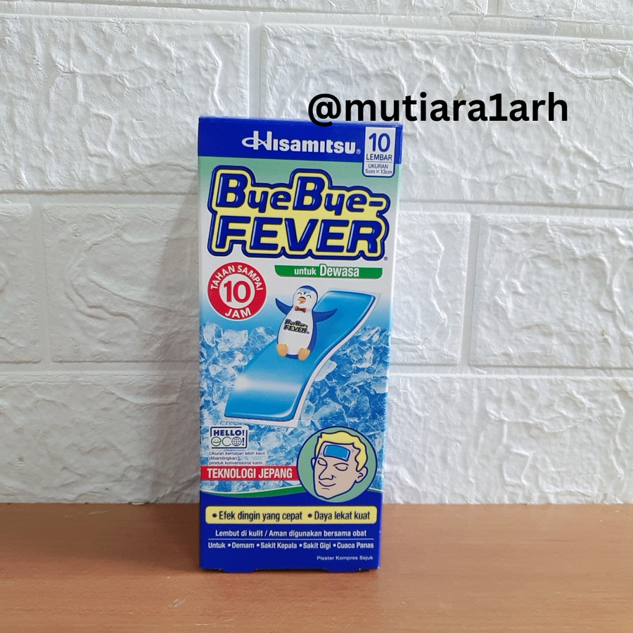 Jual BYE BYE FEVER DEWASA BOX ISI 10 SACHET | Shopee Indonesia