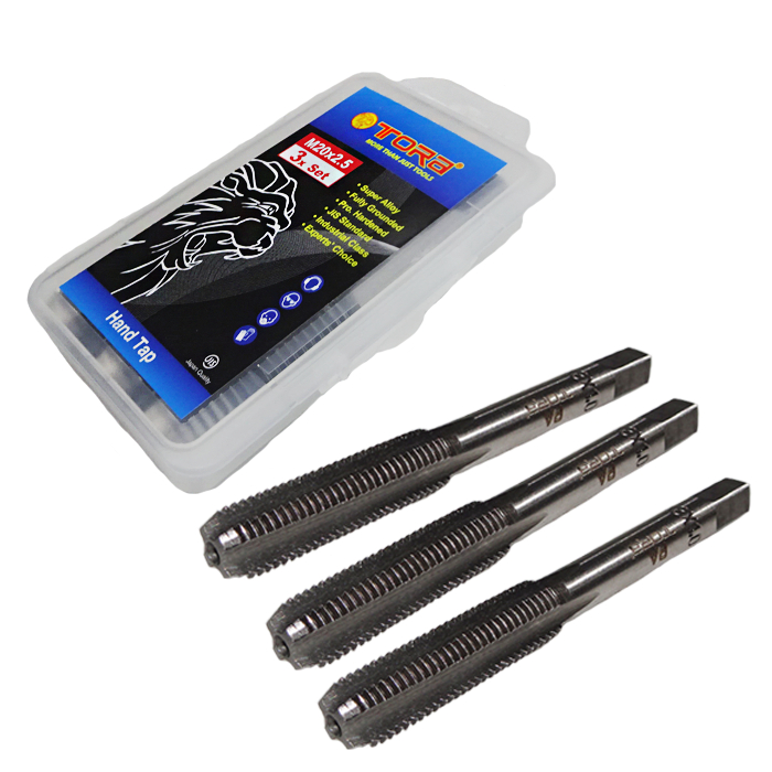 Jual TORA Hand Tap Set 3 Pcs M20 x 2,5 - Tap Ulir Drat Baut | Shopee ...