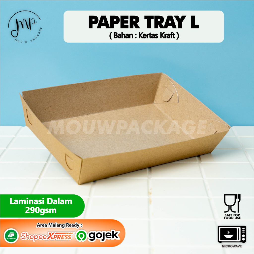 Jual PAPER TRAY BESAR / PAPER TRAY KRAFT / PIRINGAN KERTAS | Shopee ...