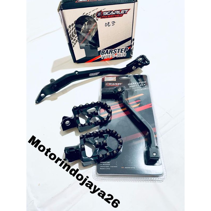 Jual paket foot step pedal rem operan gigi d tracker 150 klx 150 ...