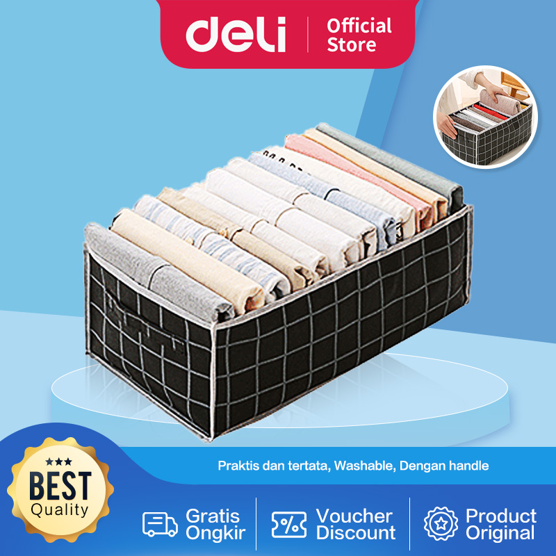 Jual Vusign Kotak Tempat Pakaian Kemeja / Clothes Organizer Kotak-Kotak ...