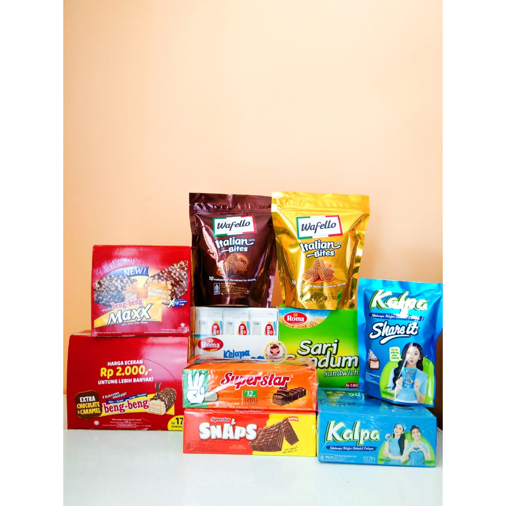 Jual .MAYORA biskuit coklat wafer Roma Malkist ,Arden,Slai olai ,Roma ...