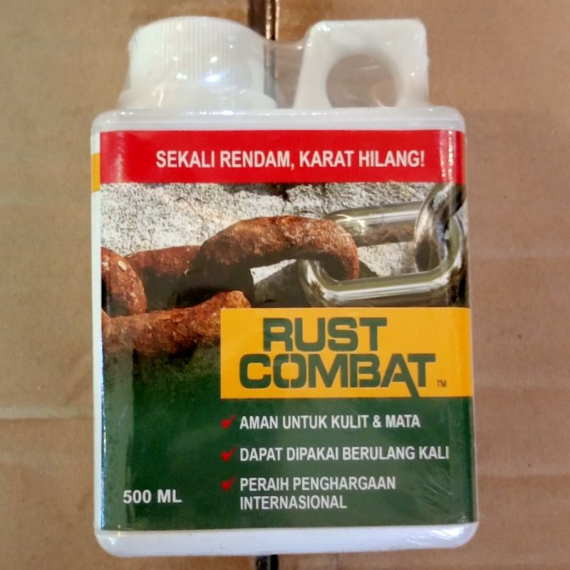 Jual Rust combat cairan pembersih karat ramah lingkungan & aman untuk kulit 500 ml | Shopee ...