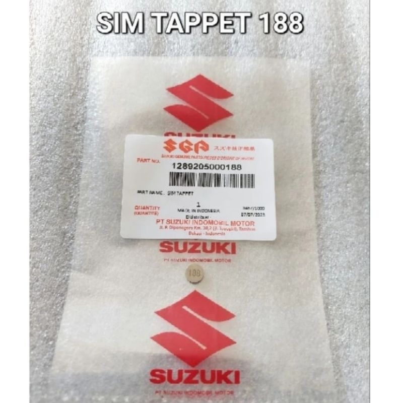 Jual shim sim tappet satria Fu 188 suzuki | Shopee Indonesia