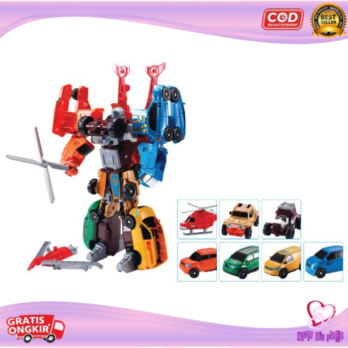 Jual MAINAN ANAK ROBOT GIGA 7 TRANSFORMER ROBOT MINI GIGA 7 SERIES SNI ...