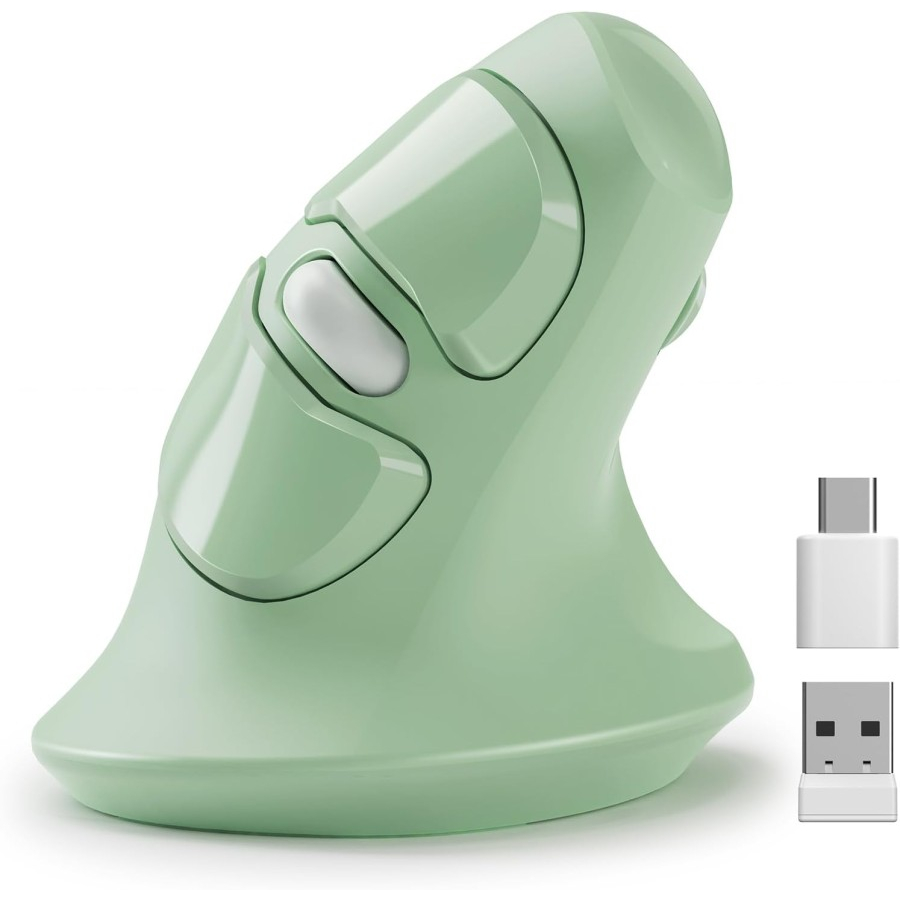 Jual Micropack Mouse Ergonomis Wireless MP-V03W GREEN - Vertical ...