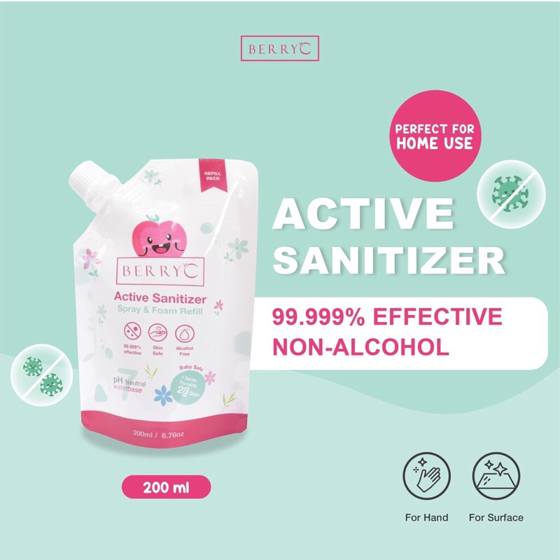 Jual Berry C active sanitizer refill | Shopee Indonesia