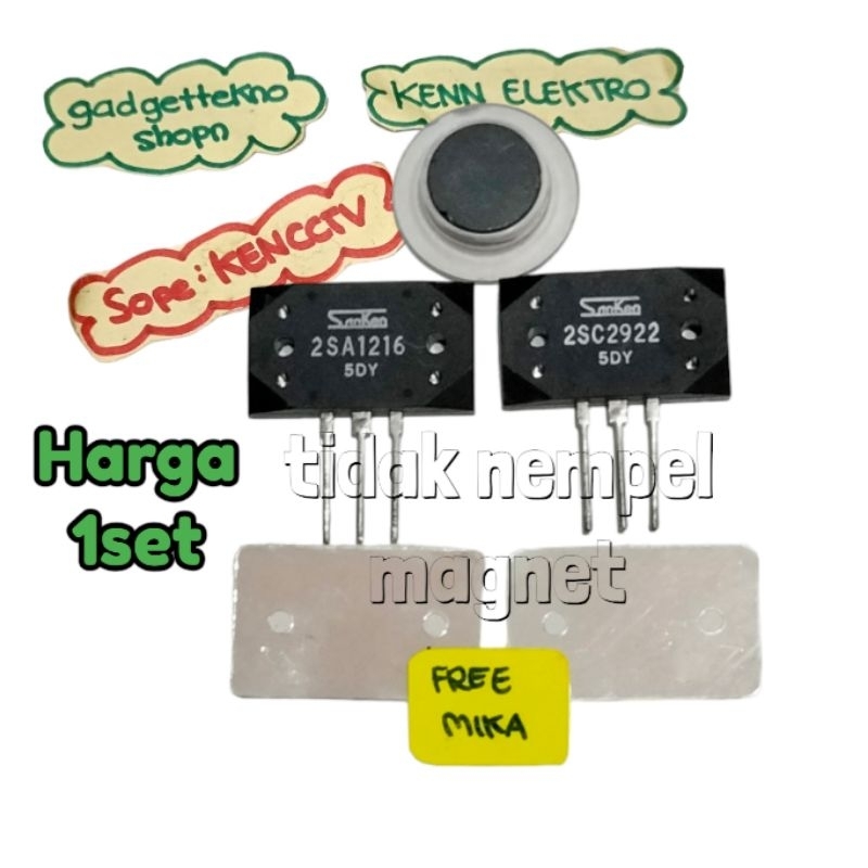 Jual Transistor SANKEN 5dy a 1216 c 2922 no2 tidak nempel magnet | Shopee Indonesia