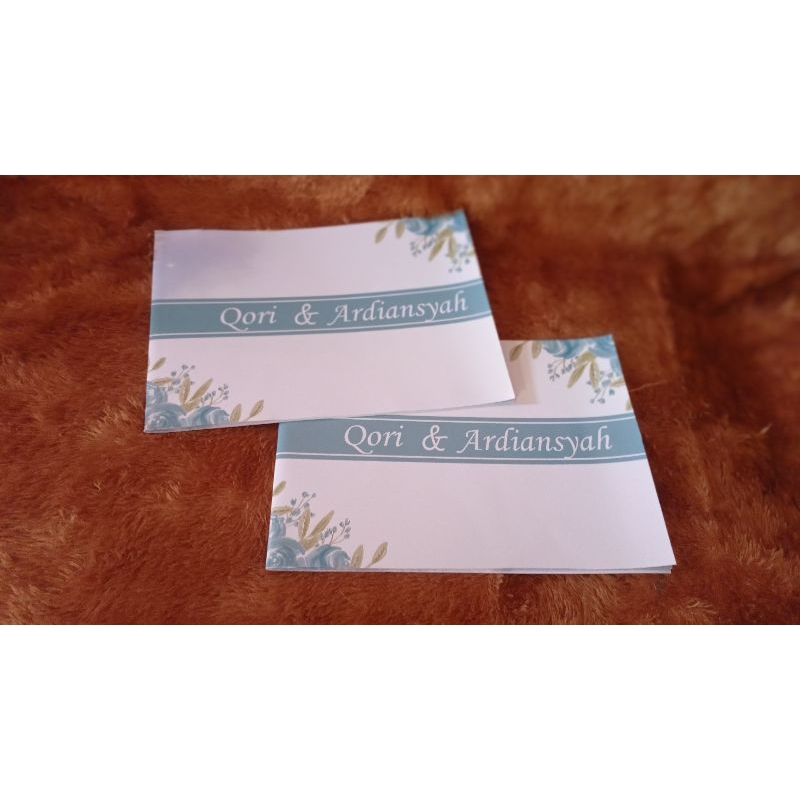 Jual buku tamu undangan custom nama | Shopee Indonesia