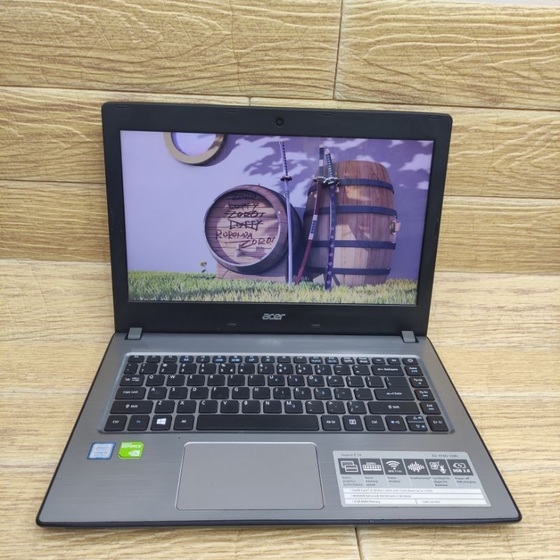 Jual Laptop 2nd Acer Aspire E5-476G Core i3-8130U Ram 8GB SSD 256GB MX150 | Shopee Indonesia