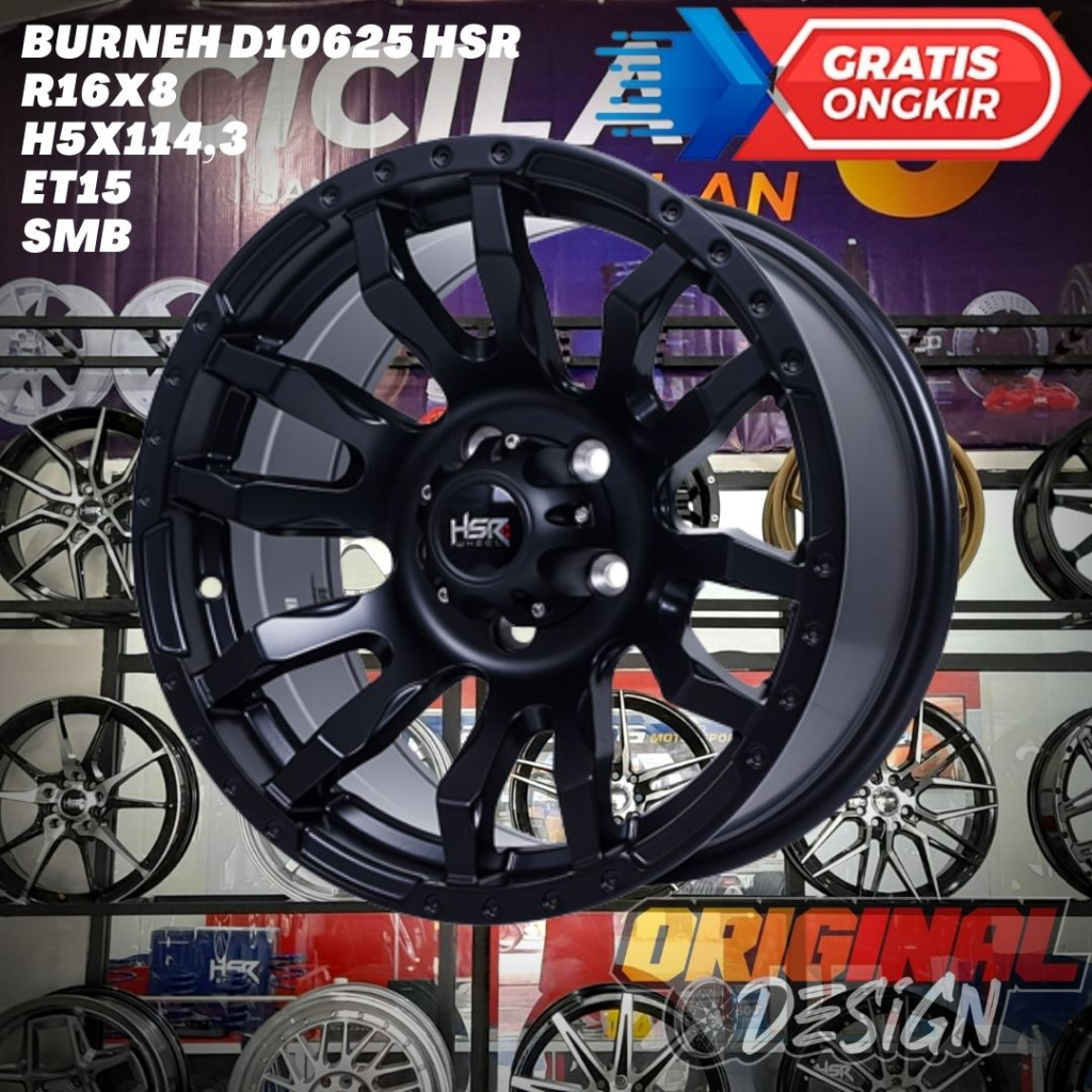 Jual Velg Mobil Ring 16 HSR BURNEH R16 UNTUK ESCPAE TARUNA XTRAIL GRANDMAX | Shopee Indonesia