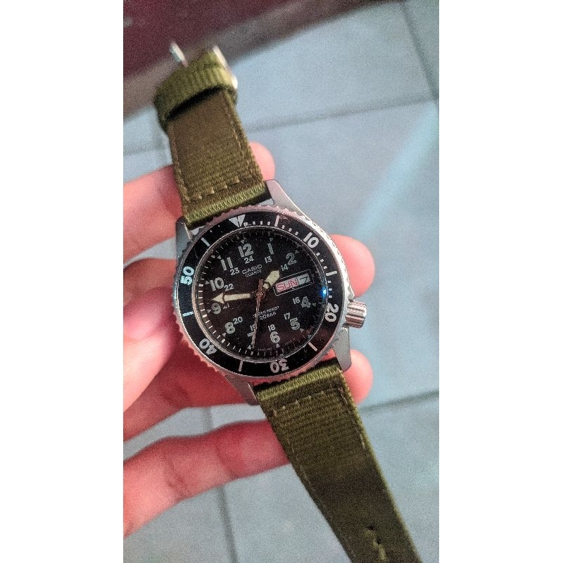 Jual jam tangan casio md 707 diver military jdm marlin vintage rare ...