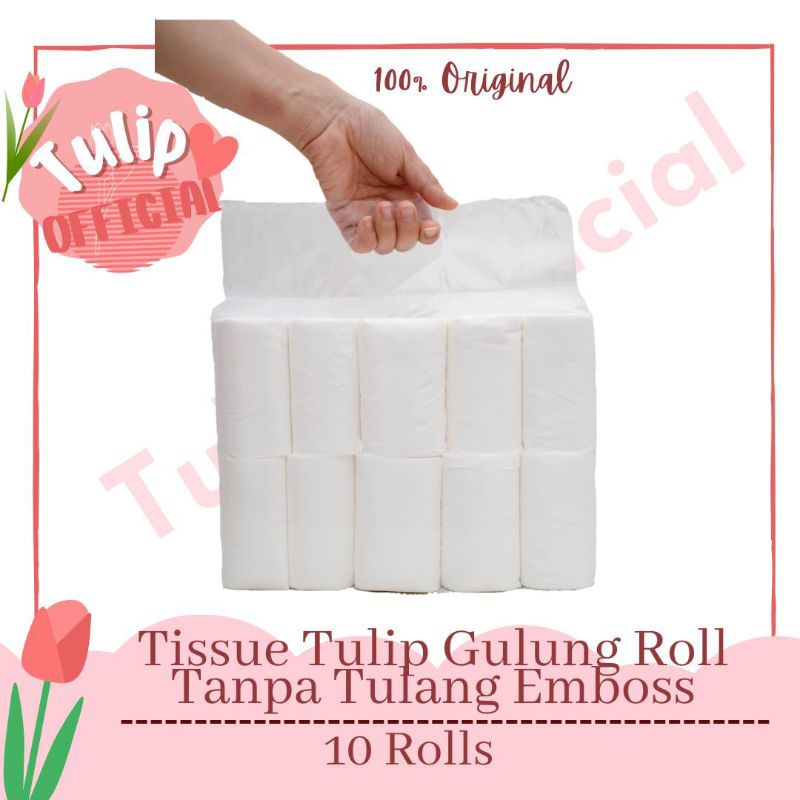 Jual Tisu Tissue Gulung Coreless Tanpa Tulang isi 10 Roll Non Perfumed ...