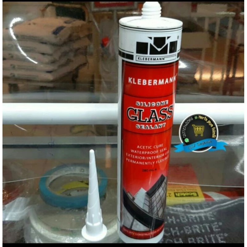 Jual KLEBERMAN SILICONE SEALANT GLASS | Shopee Indonesia