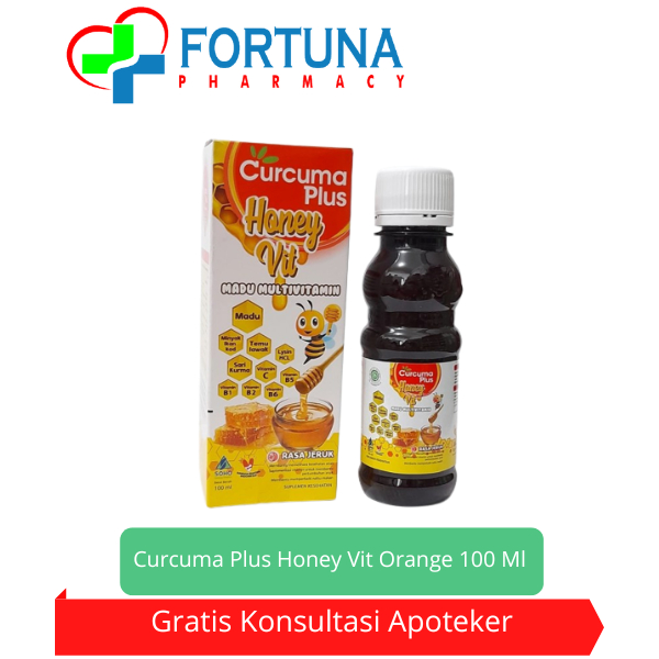 Jual Curcuma Plus Honey Vit Original 100 ml | Shopee Indonesia