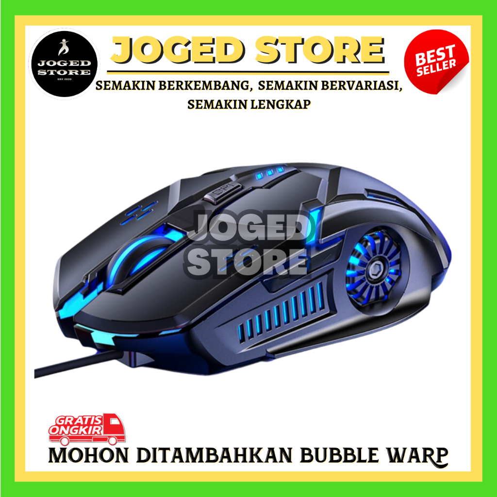 Jual YINDIAO G5 GAMING MOUSE 4-SPEED 3200 DPI RGB GAMING | MOUSE ...