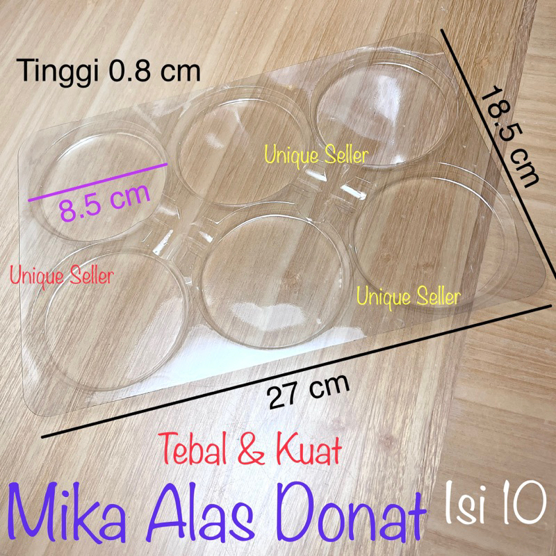 Jual [isi10] Mika Alas Tatakan Donat 6 Uk 27x18.5 cm / Tatakan 6 Donat ...