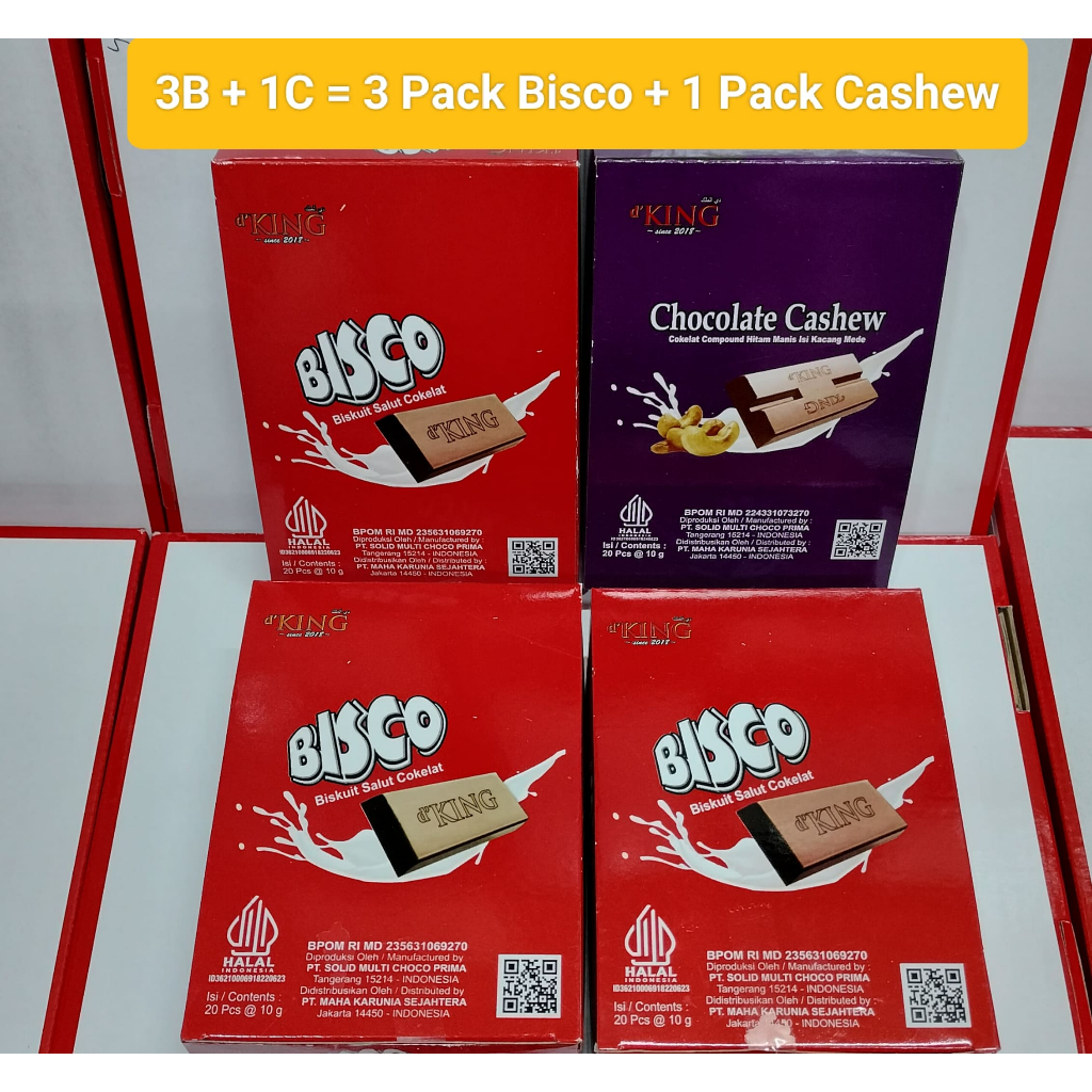 Jual Cokelat Compound Hitam Manis isi Kacang Mede Chocolate Cashew Dus ...