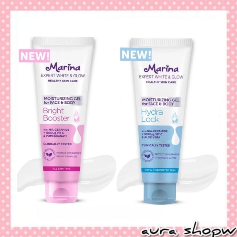 Jual (COD) MARINA MOISTURIZING GEL UNTUK KULIT WAJAH DAN TUBUH | Shopee ...
